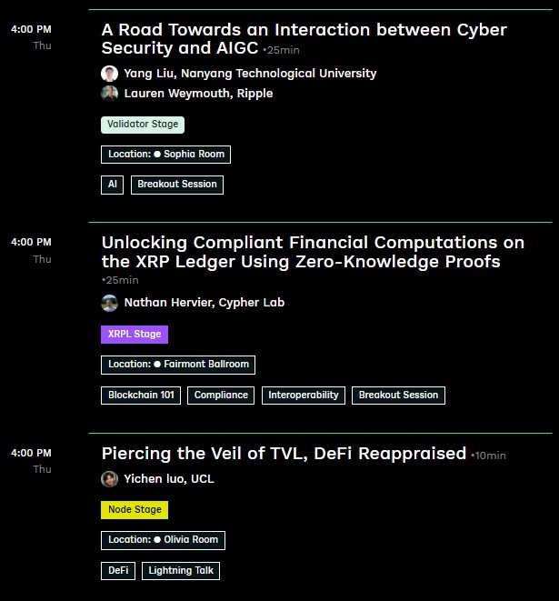 XRP Ledger Apex 2025 | 80 Bras Basah Rd, Singapore 189560