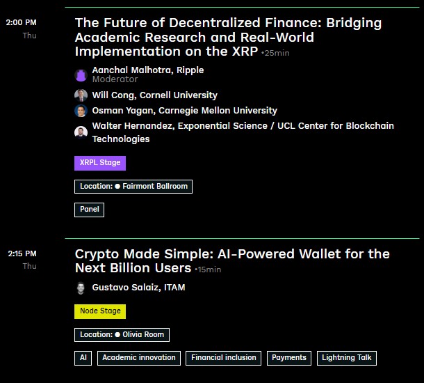 XRP Ledger Apex 2025 | 80 Bras Basah Rd, Singapore 189560