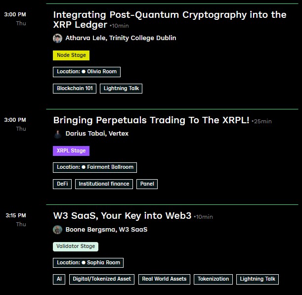 XRP Ledger Apex 2025 | 80 Bras Basah Rd, Singapore 189560