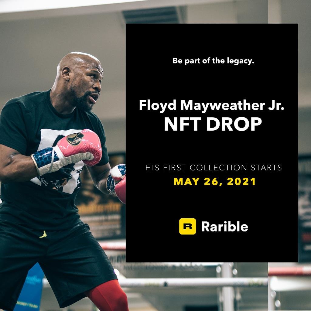 Floyd Mayweather Jr.’s Legacy NFT Collection Available Now on Rarible
